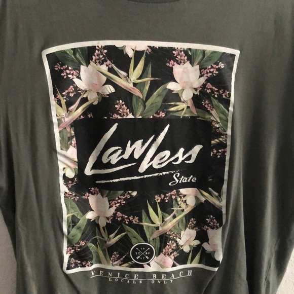 Primark | Shirts | Lg Lawless State Venice Beach Locals Only Tshirt ...